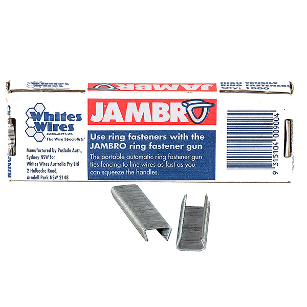 JAMBRO RING FASTENERS 1000/box – Live Wire Products, LLC.